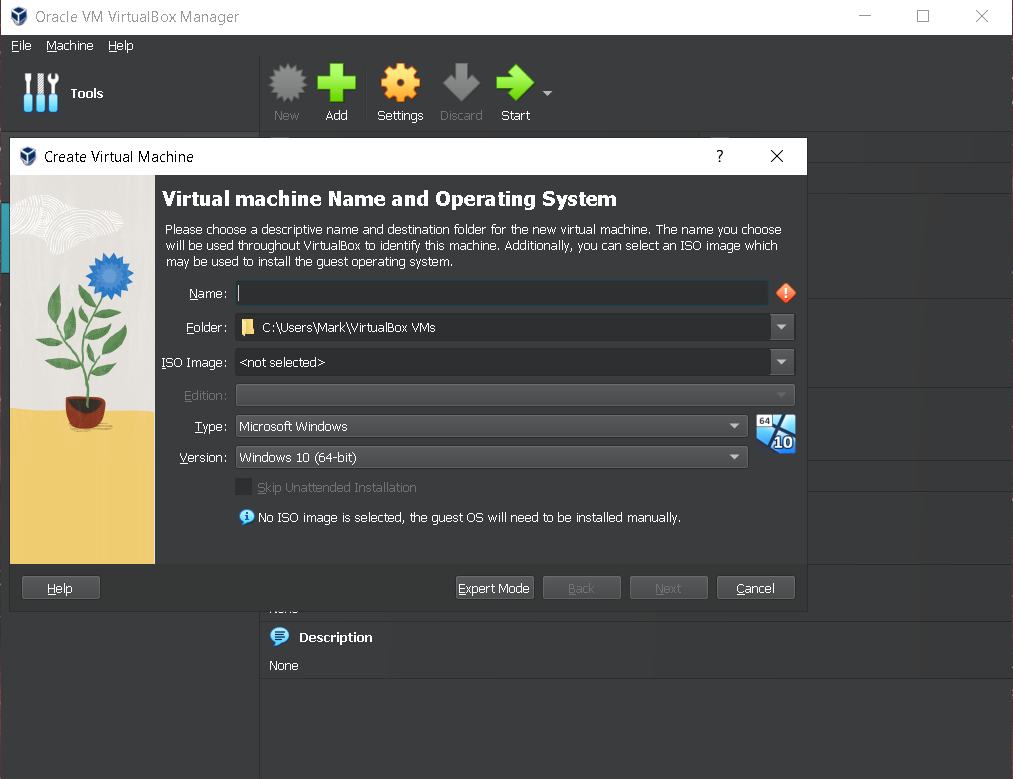 Installing Windows Server 2016 on Oracle VirtualBox · Mark Thompson Portfolio